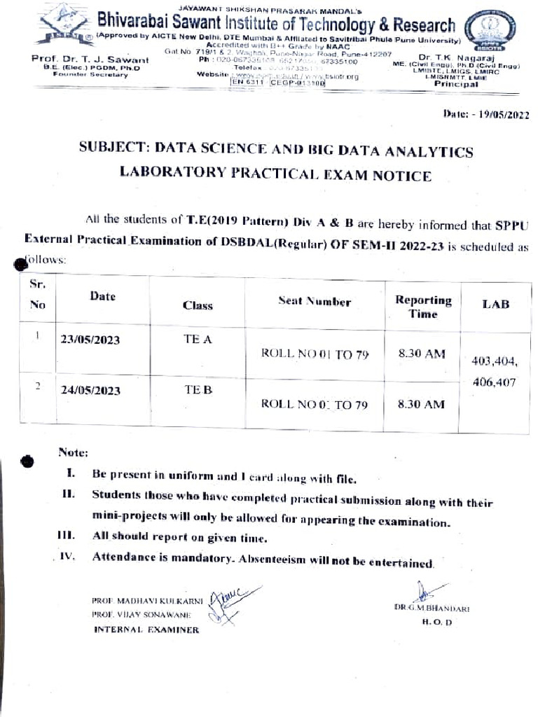 Institute Research: Laboratory Practical | PDF