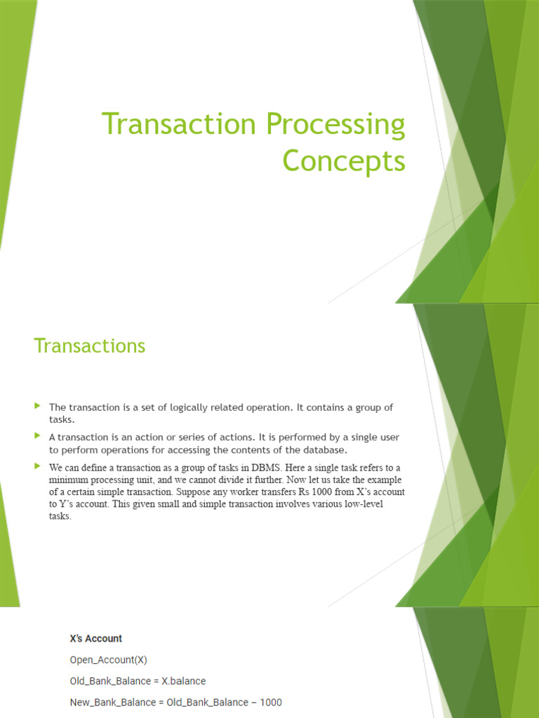 Dbms Unit 4 And 5 Pdf Database Transaction Acid