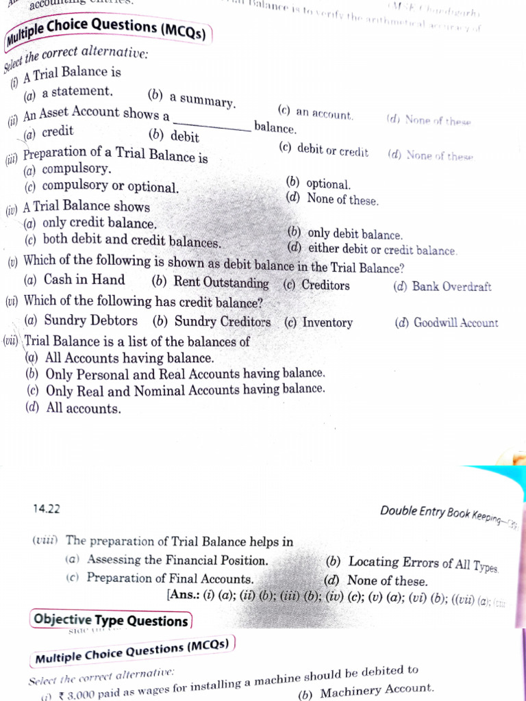CHP 6 and 9 MCQ | PDF | Expense | Income Statement