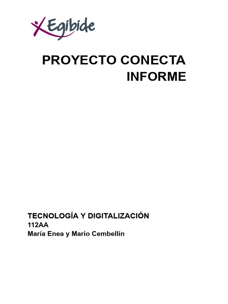 Proyecto Conecta | PDF | Electricidad | Ingenieria Eléctrica