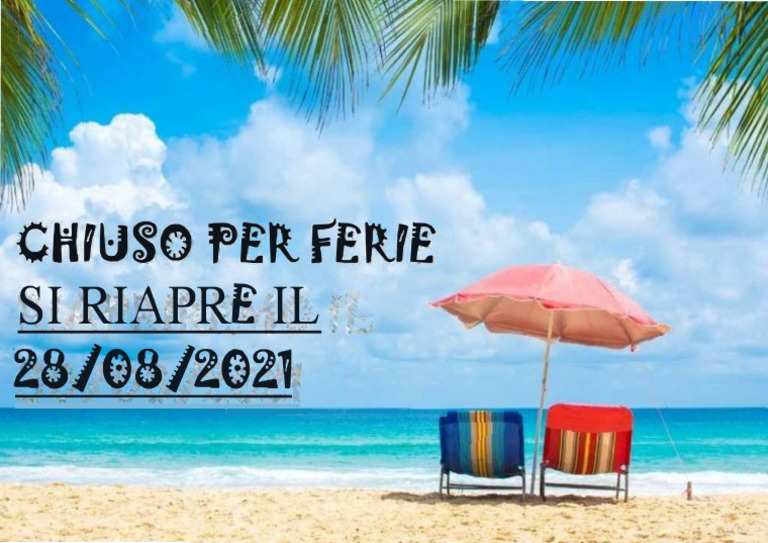 Chiuso Per Ferie | PDF