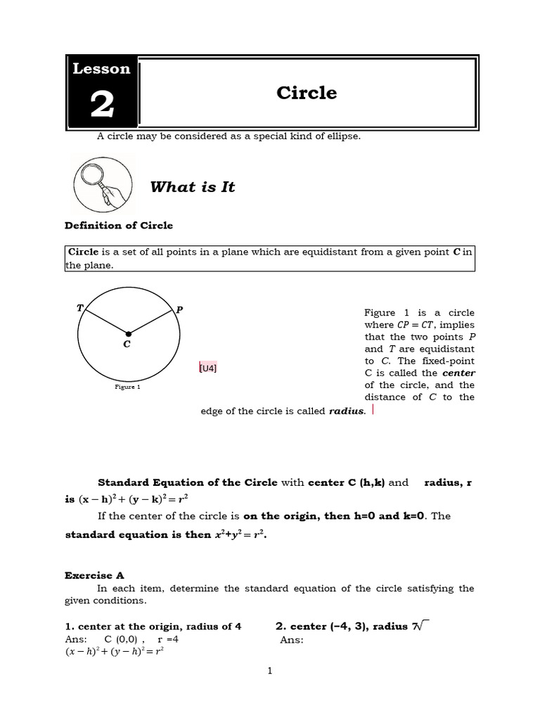 Circle | PDF | Circle | Geometry