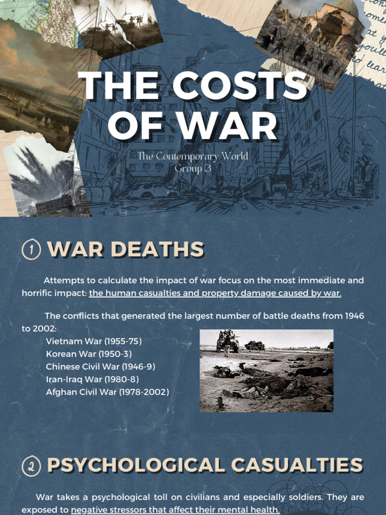 Costs of War: Human and Environmental Impact | PDF | Stress (Biology ...