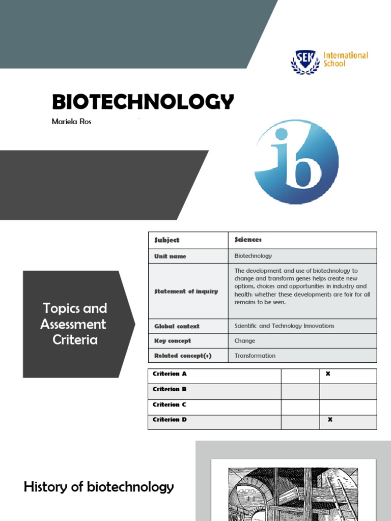Biotechnology Project | PDF | Biotechnology | Virus