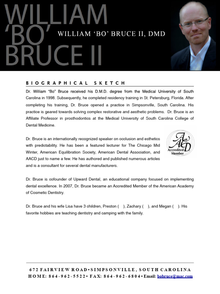 DR Bruce Resume 0613 | PDF