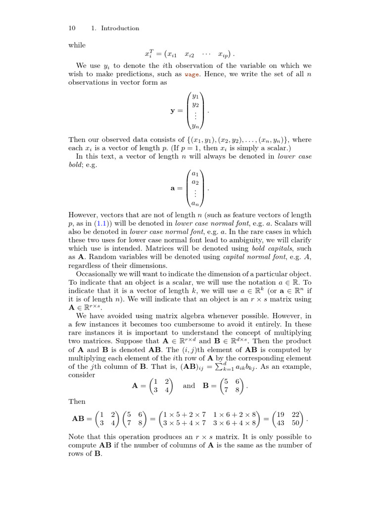 Islp 3 | PDF | Dependent And Independent Variables | Matrix (Mathematics)