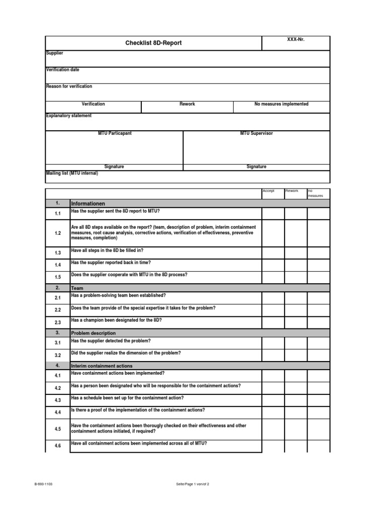 8D Report English | PDF | Cognition | Business