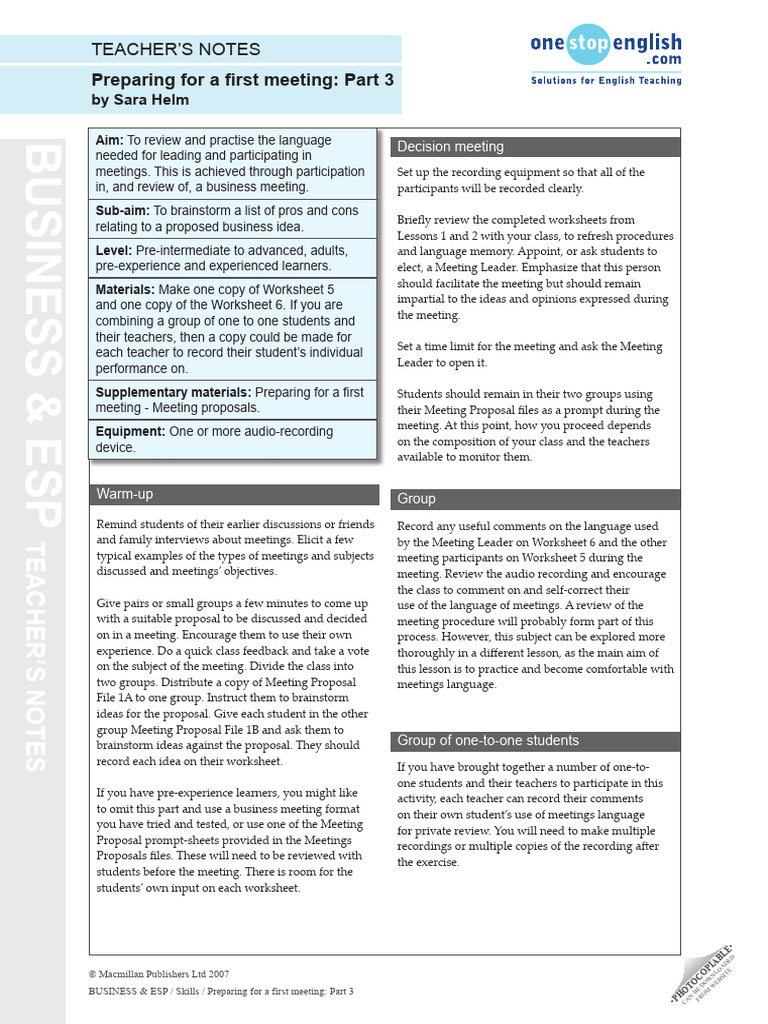 Meetings 3 | PDF | Brainstorming | Cognitive Psychology