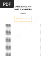 UNILAG JUPEB Practice Questions Answers | PDF