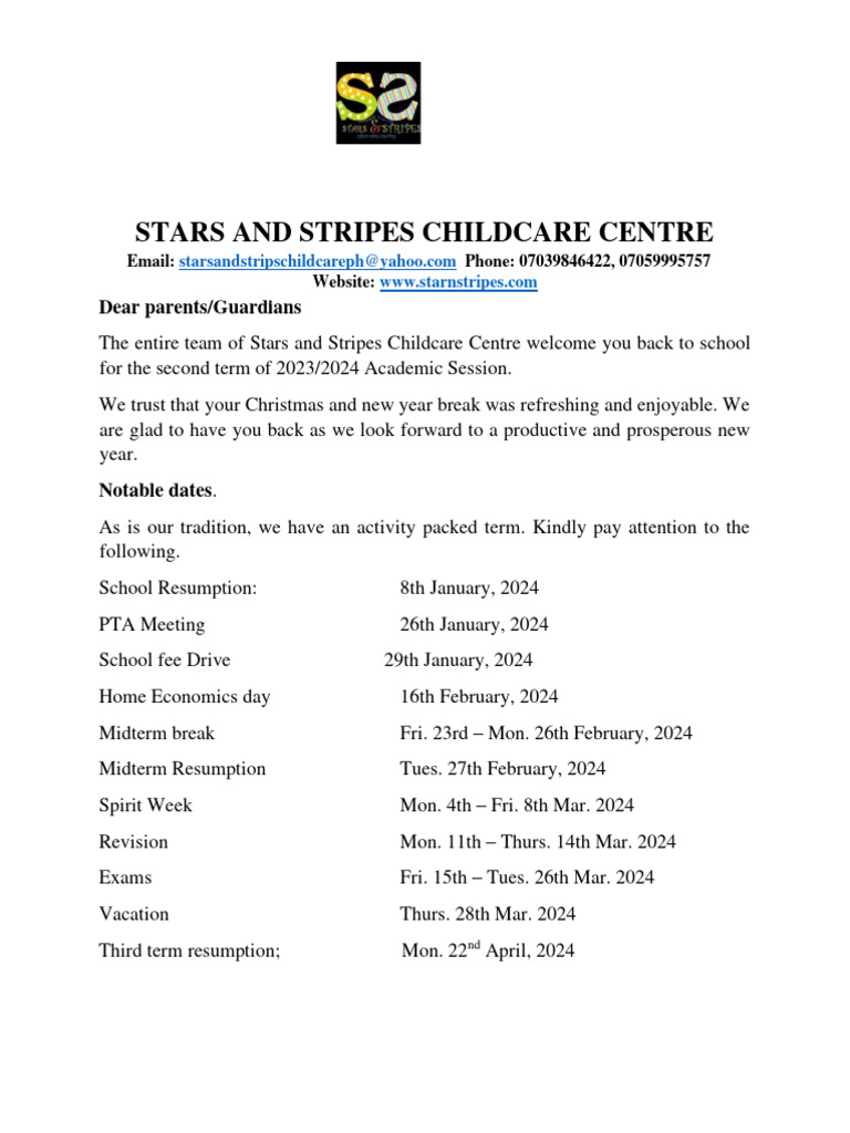 Capitation Circular for 2025 Term | PDF | Preschool | Learning