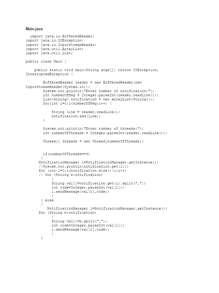 Threads Iv Pdf Software Engineering Object Oriented Programming