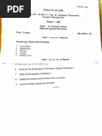 Adr Previous Exam Question Papers | PDF