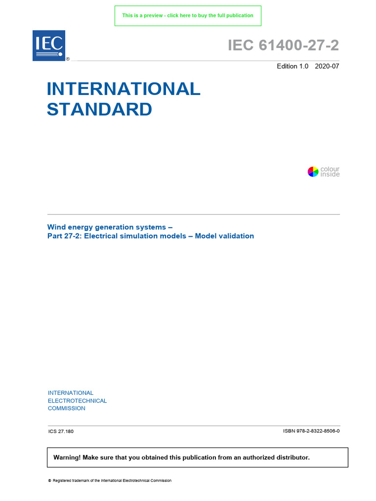 IEC 61400-27-2 (Ed1.0) en | PDF