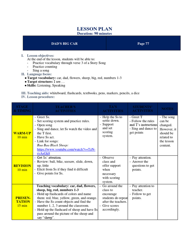 Lesson Plan - DDTN - Unit 10 - Lesson 3 | Download Free PDF | Human Communication | Behavior ...