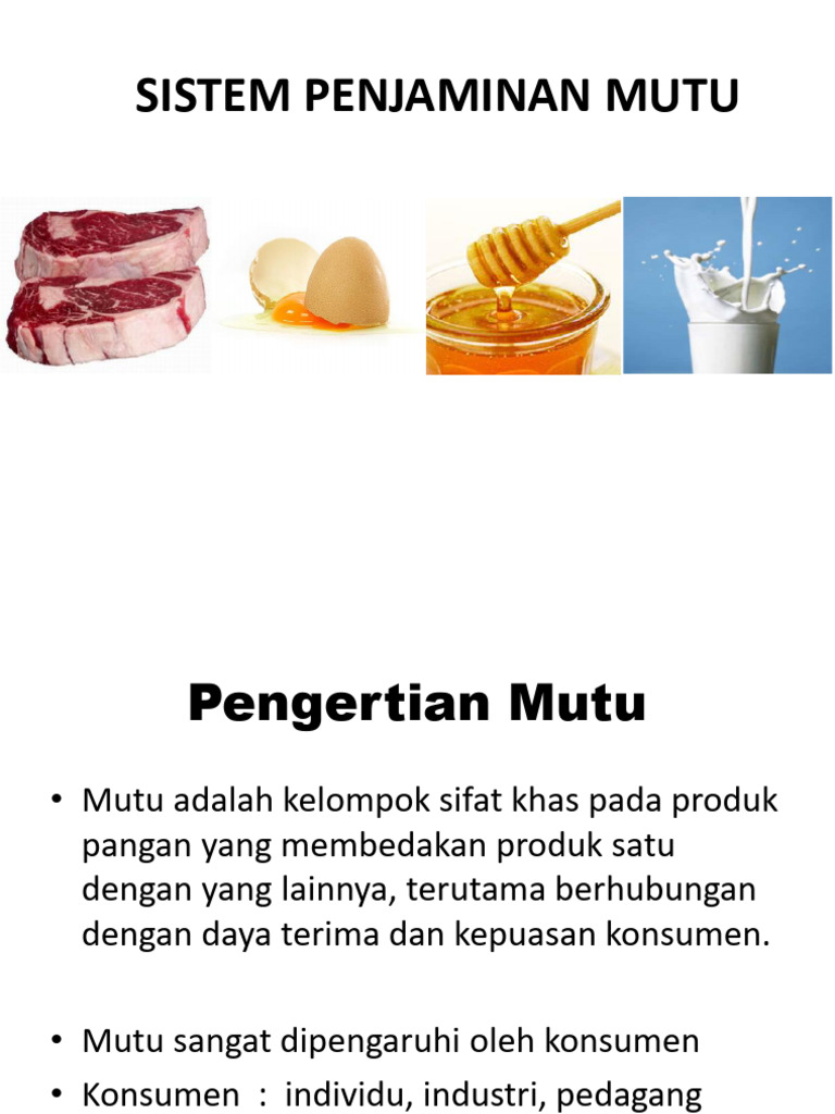 01 - Sistem Penjamin Mutu | PDF
