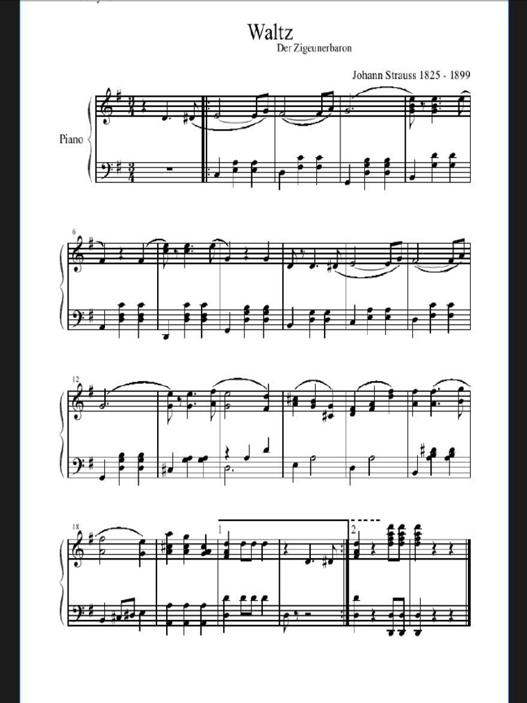 Strauss Waltz | PDF