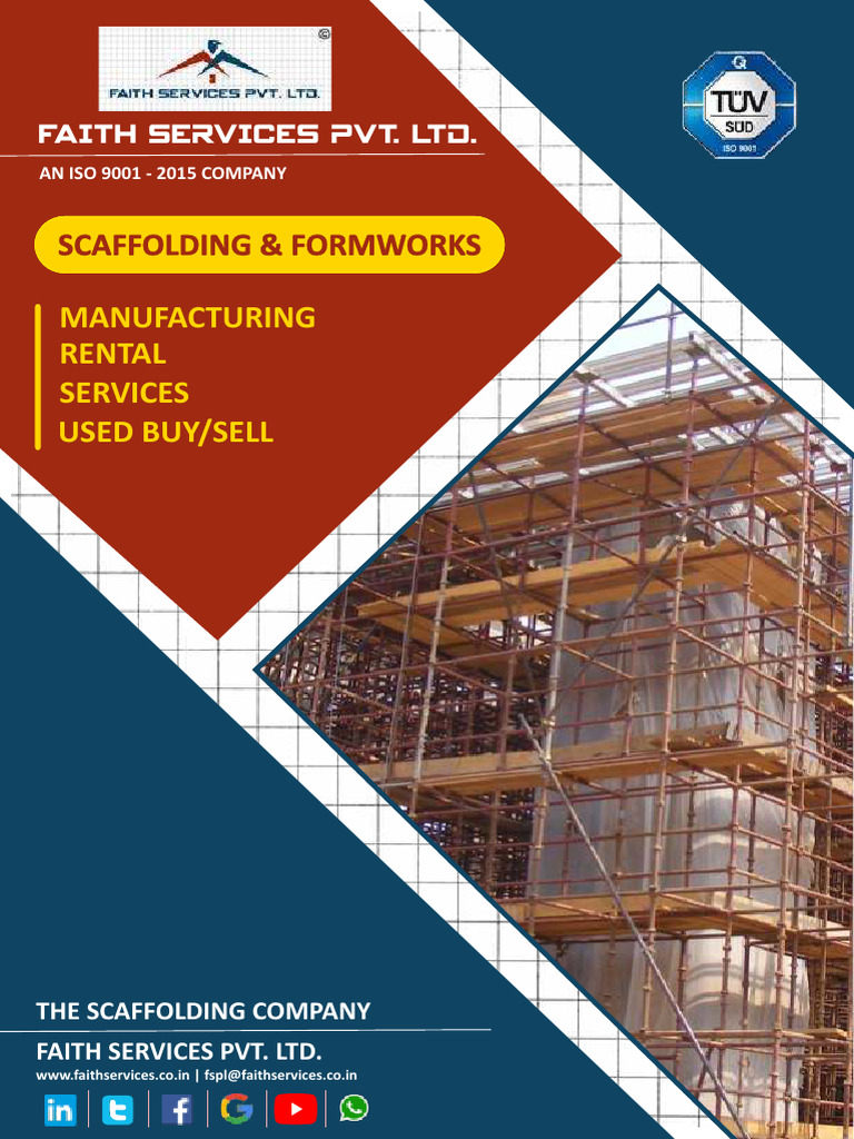 Catalogue - Faith Scaffolding PVT - LTD | PDF | Scaffolding | Pipe (Fluid Conveyance)