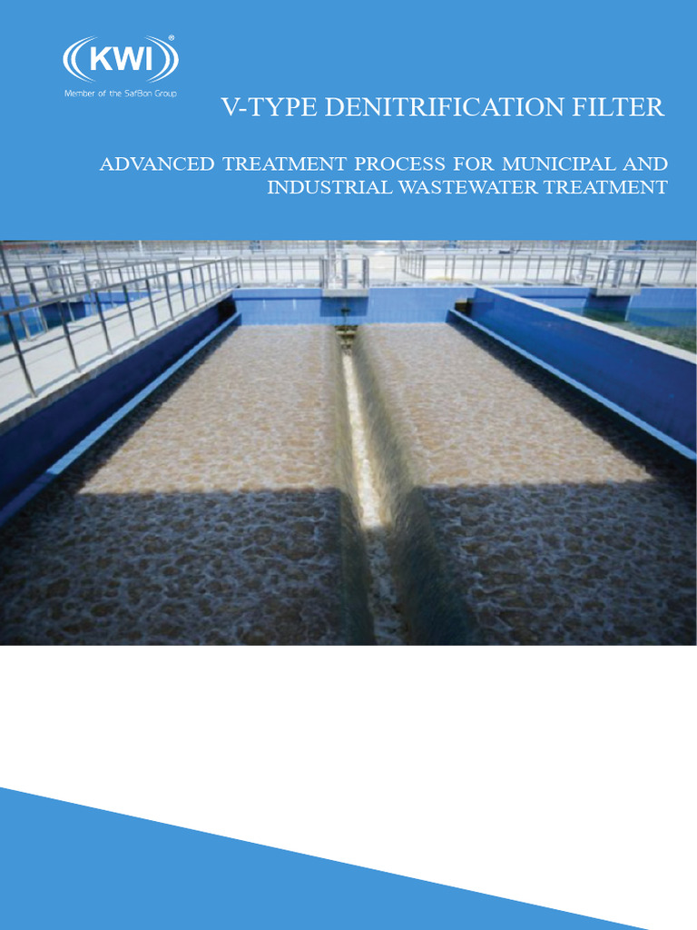 V Type Denitrification Filter | PDF | Sewage Treatment | Filtration