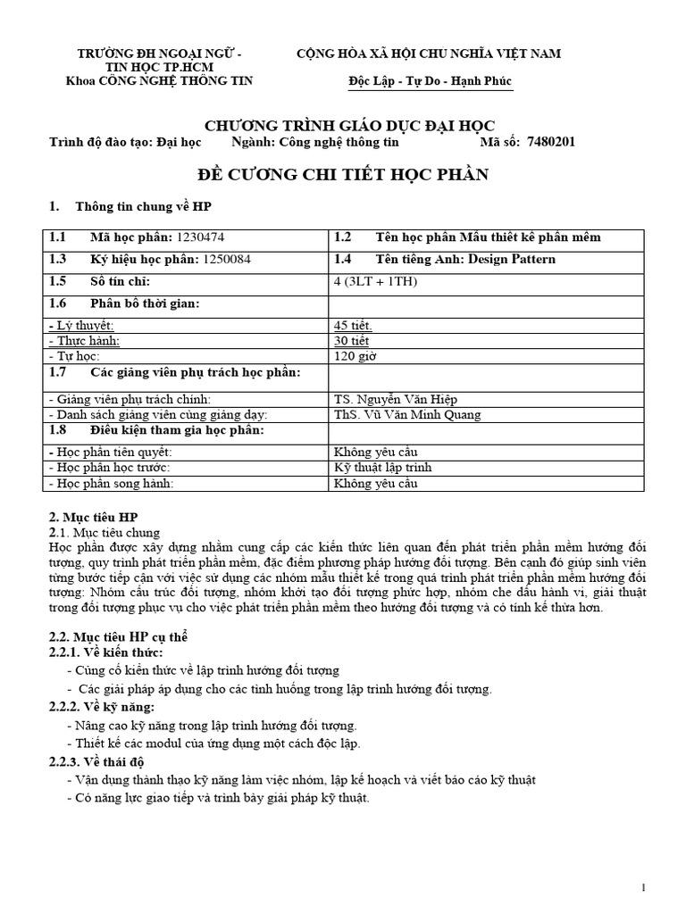 Mau Thiet Ke Phan Mem | PDF