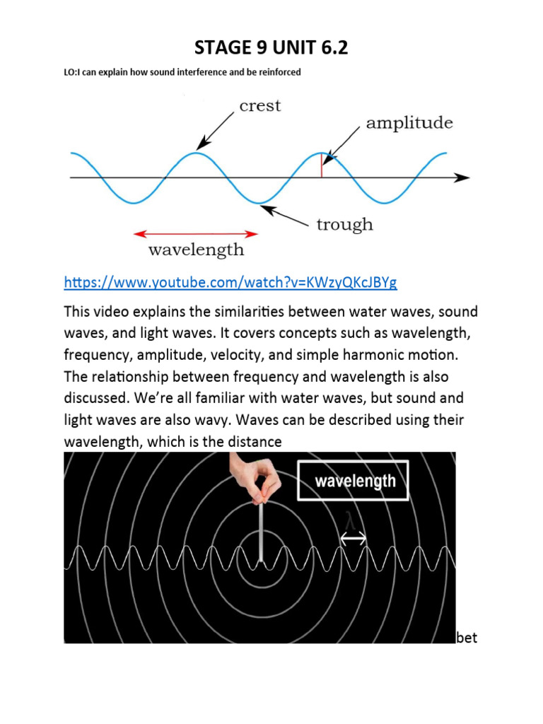 Stage 9 Cambridge Unit 6.2 | PDF