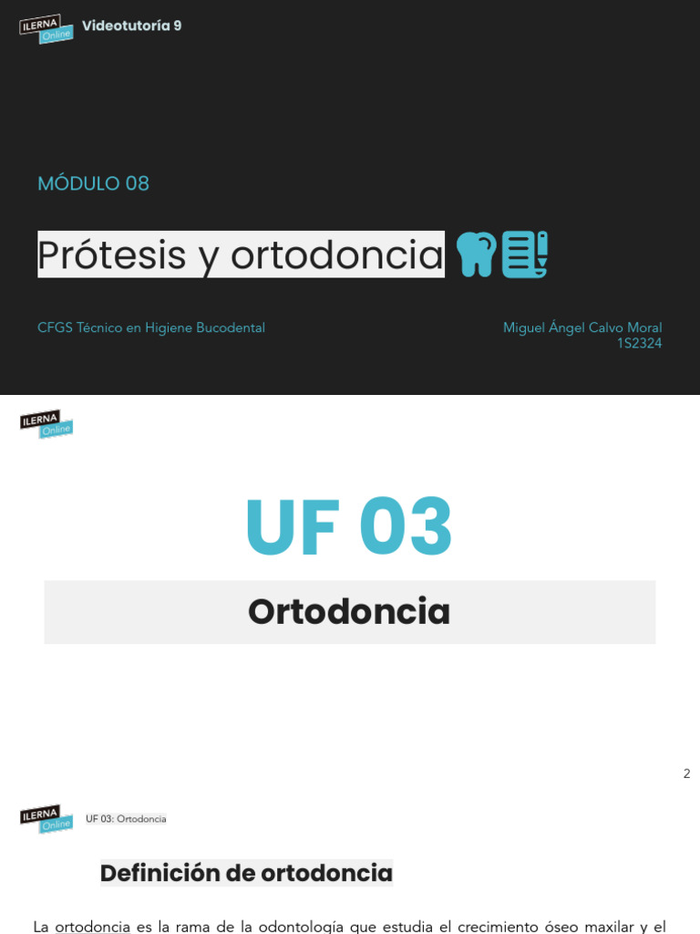 Uf3 Completa HB M08 | PDF | Ortodoncia | Odontología