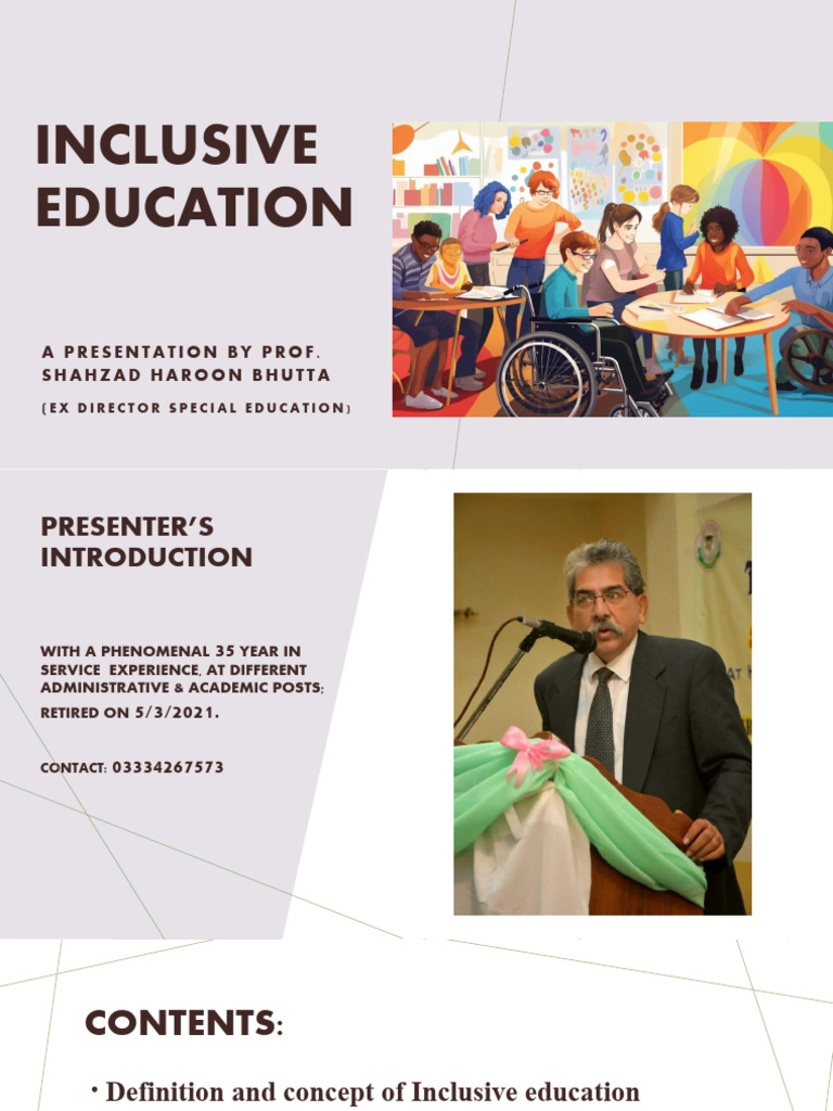 Inclusive Education. | PDF | Inclusion (Education) | Special Education