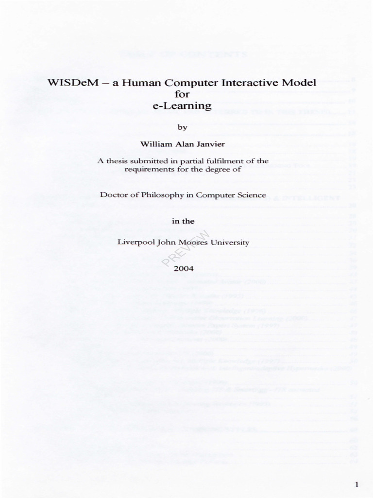 Wisdem - A Human Computer Interactive Model For | PDF | Learning Styles | Educational Technology