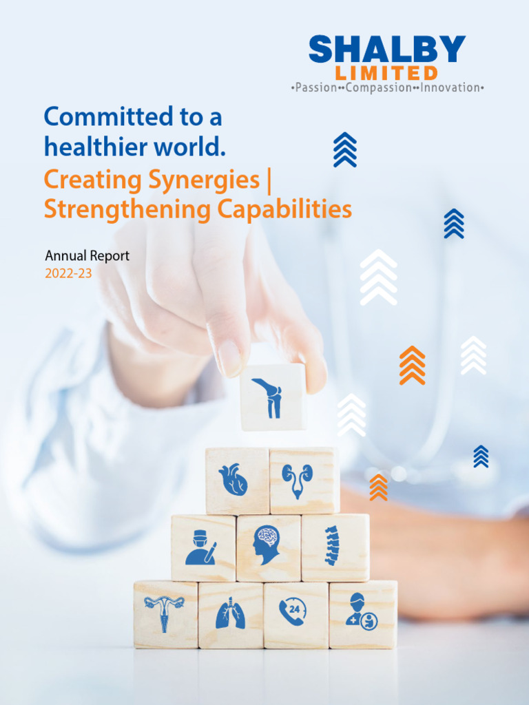 Shalby Annual Report 2022-23 Overview | PDF | Health Care | Hospital