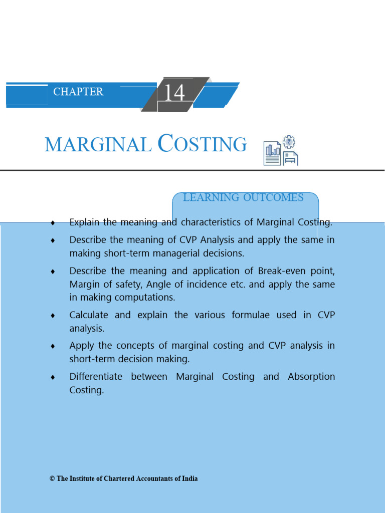 Marginal Costing | PDF