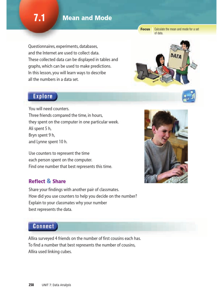 Data Analysis for Students | PDF | Mean | Median