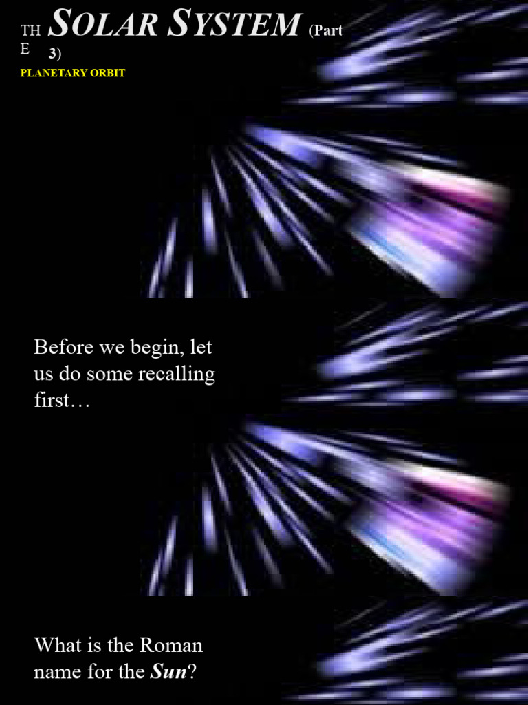 Planetary Orbit | PDF | Apsis | Solar System