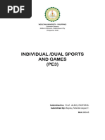 Badminton Faults & Fouls Guide | PDF | Ball Games | Athletic Sports