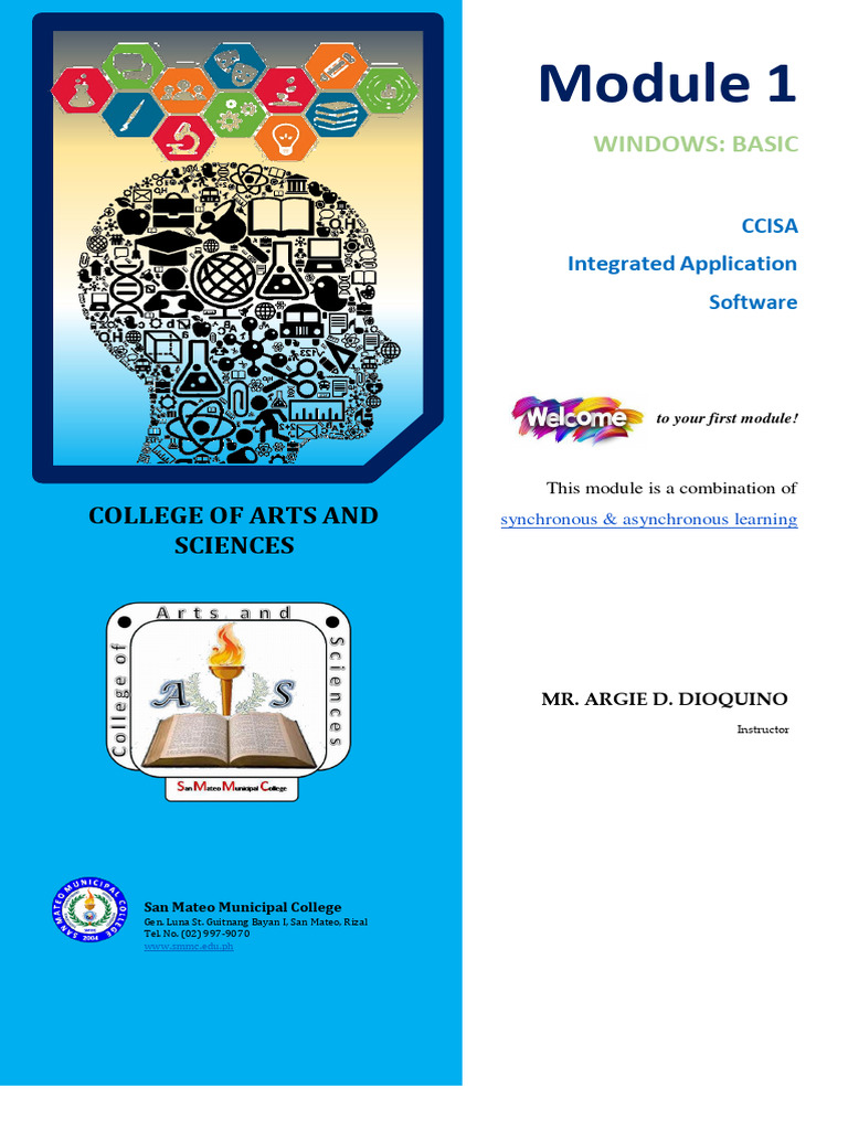 Ccisa Module 1 | PDF | Keyboard Shortcut | Window (Computing)