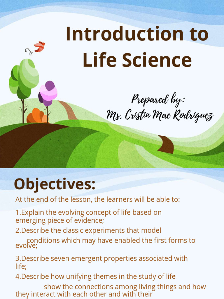 LESSON 1 Q2 Intro To Life Science | PDF | Life | Organisms