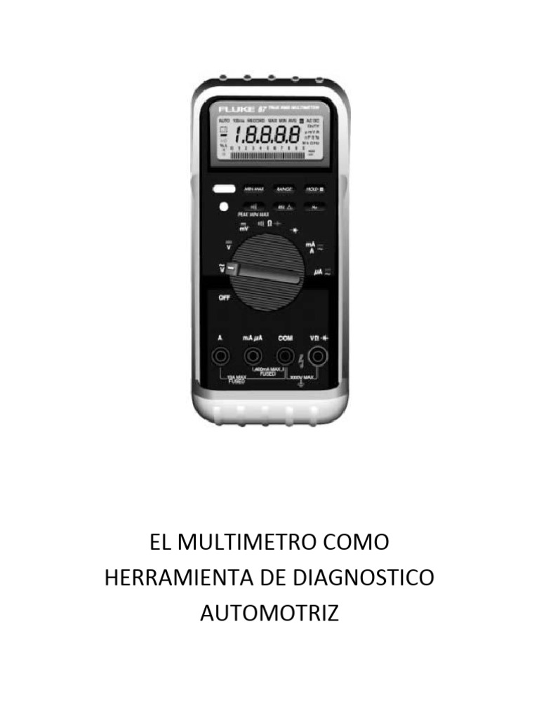 Multímetro: Herramienta Clave en Diagnóstico Automotriz | PDF ...
