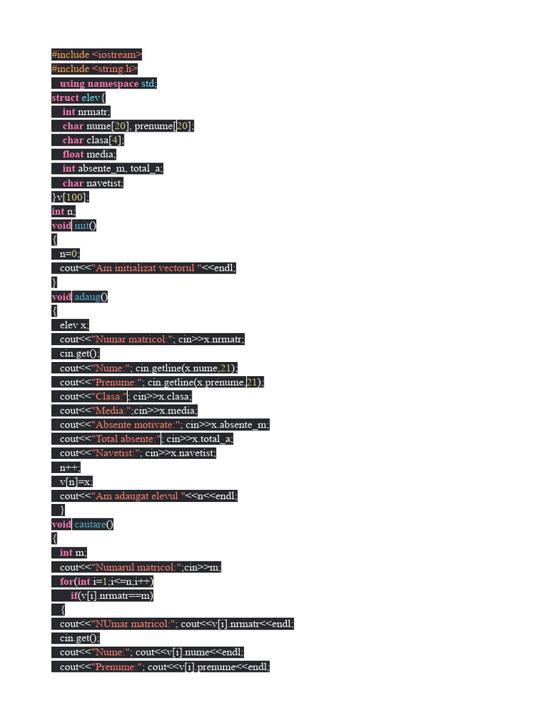 Sablon Pentru Proiect - Info | PDF | Computer Programming | Programming Paradigms