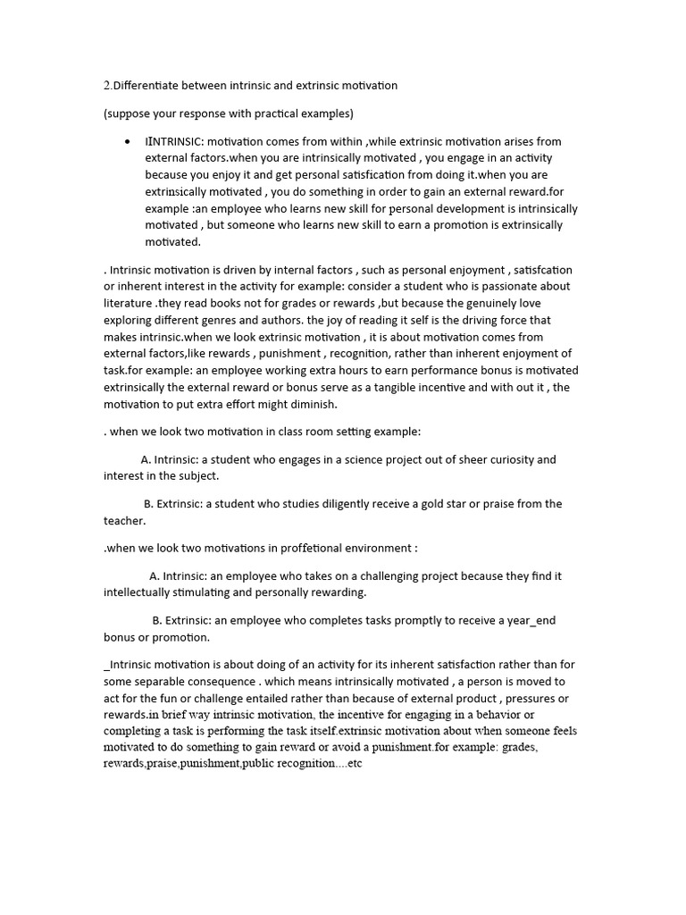 New Long | PDF | Motivational | Motivation