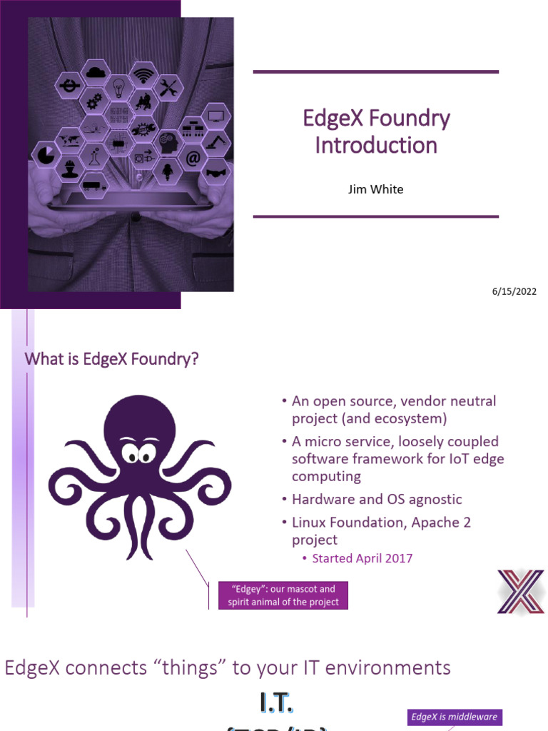 EdgeX Foundry Introduction For LF Edge Workshop June2022 | PDF | Computers