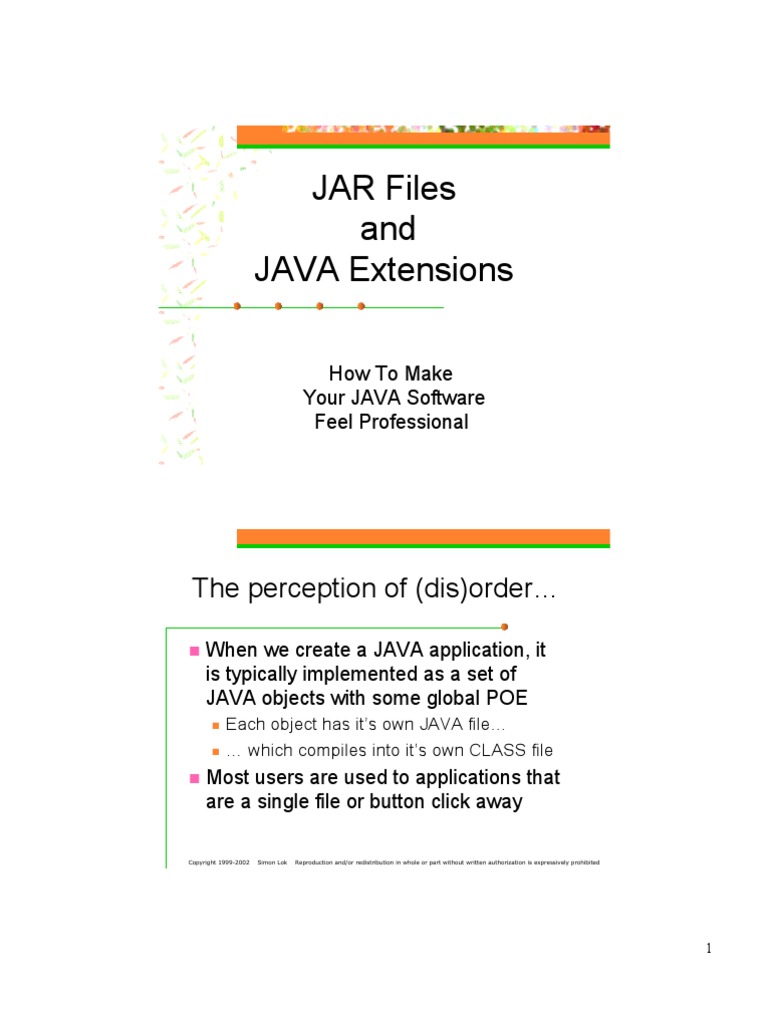 10 Jar | PDF | Java (Programming Language) | Computer File