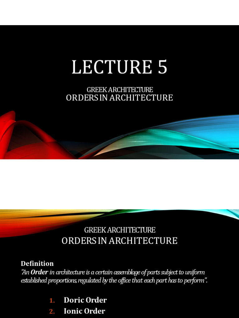 History Lecture Note 5 | PDF | Column | Hellenistic Period