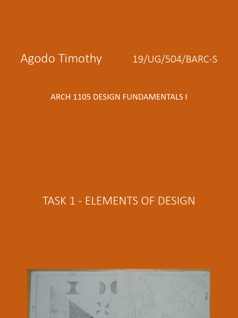 Agodo Timothy 19-UG-504-BARC-S Design Fundamentals I Assignments | PDF