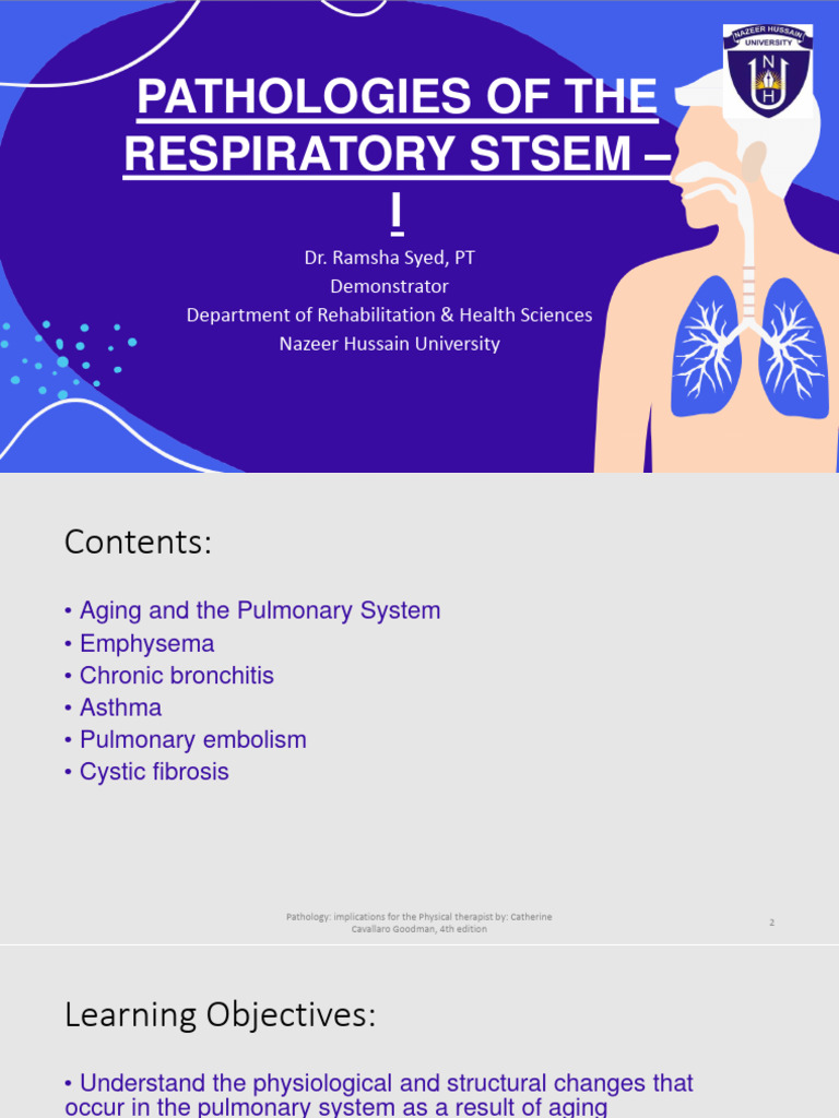 4a. Pathologies of The Respiratory System | PDF