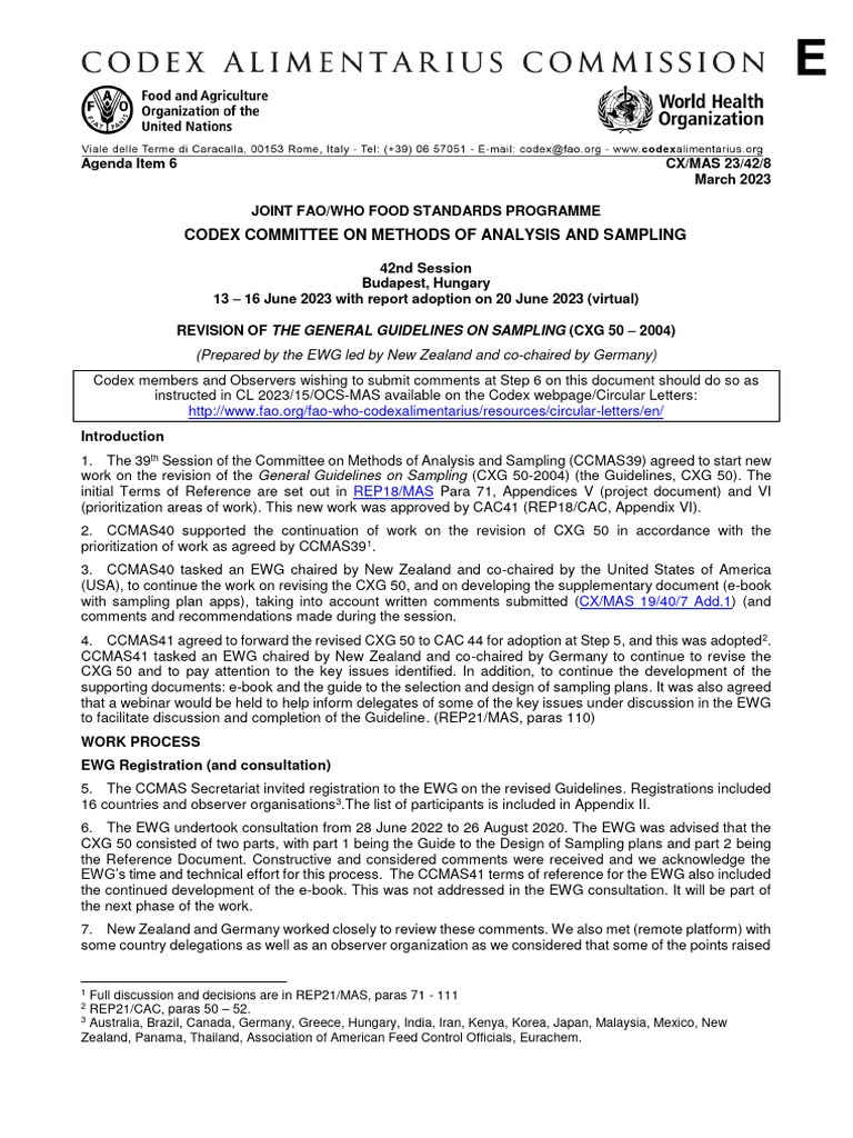 Codex SAMPLING | PDF