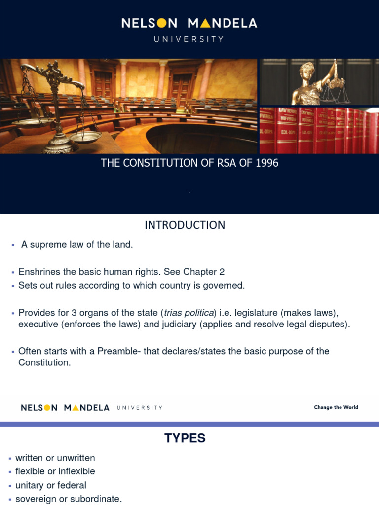 The Constitution | PDF | Constitution | Justice
