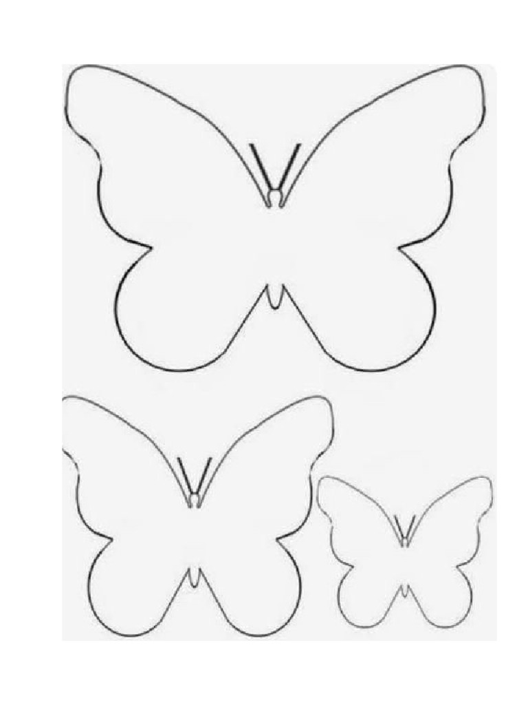 Trei Fluturasi de Colorat | PDF