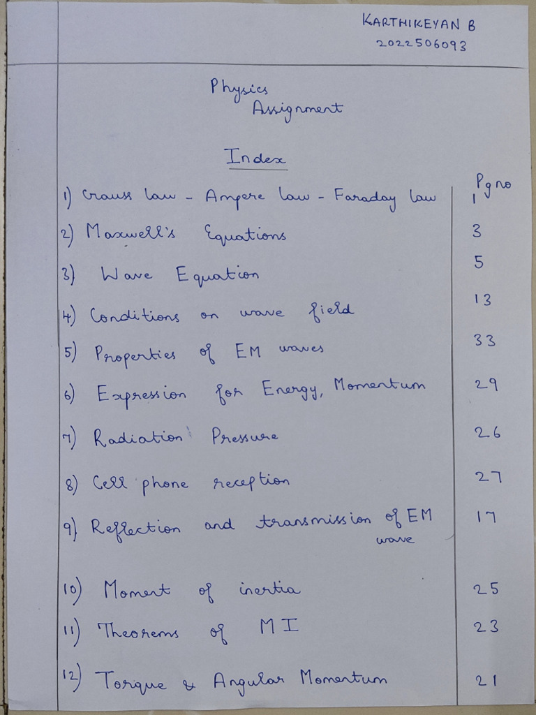 Physics Assignment 2 | PDF