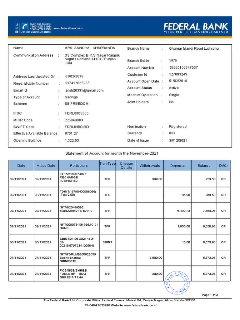 Statements FD PDF | PDF