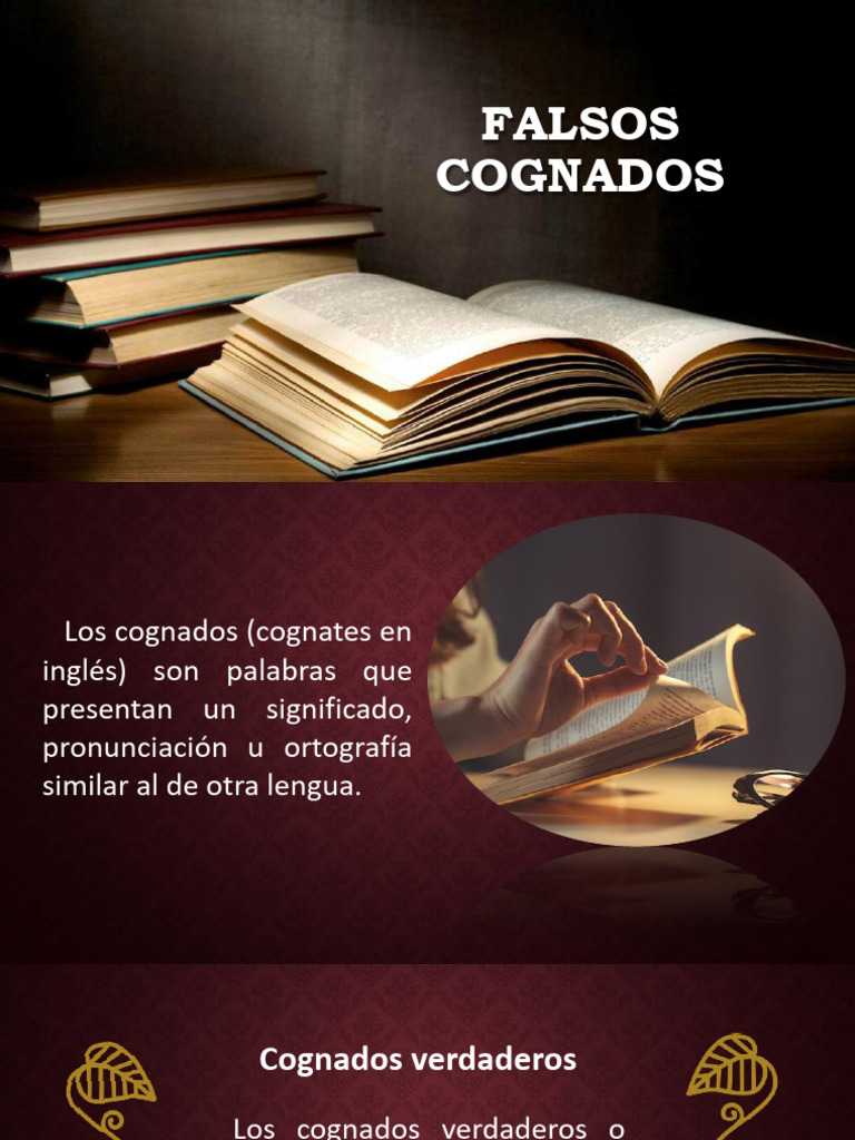 Falsos Cognados | PDF | Lingüística