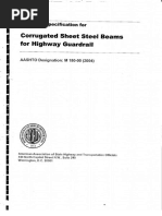 Metal Beam Guardrail Detail Drawing | PDF | Engineering | Civil Engineering