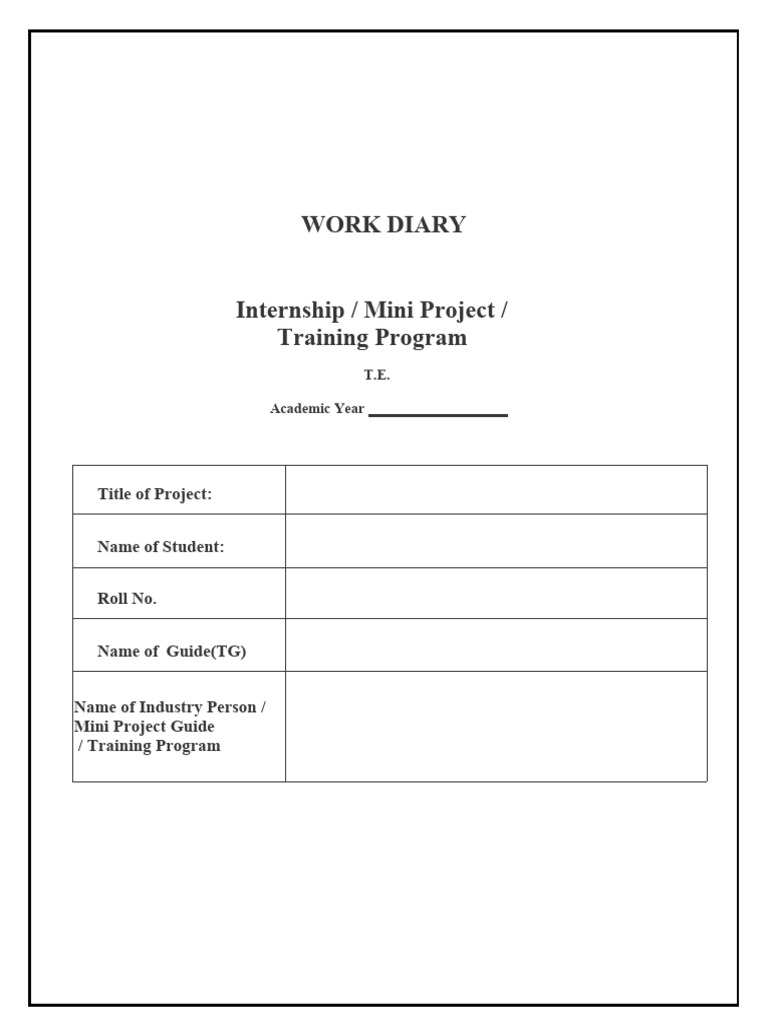 Internship Report Template for Engineering | PDF | Cognition